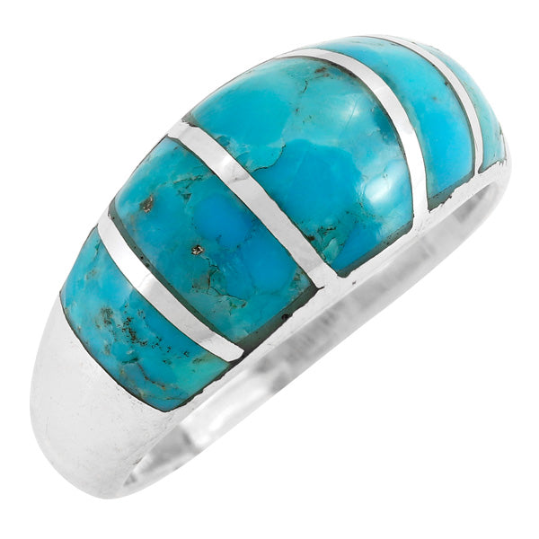 Turquoise Ring Sterling Silver R2600-C05